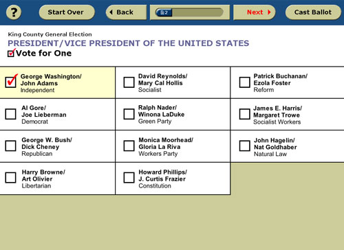 The Hart Voting System: Informal Usability Comments